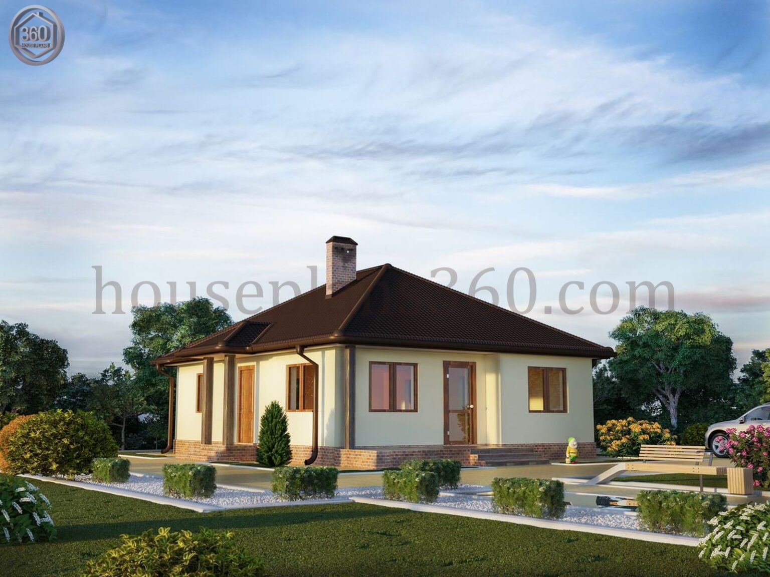 Best 3 Bedroom One Floor House Plans