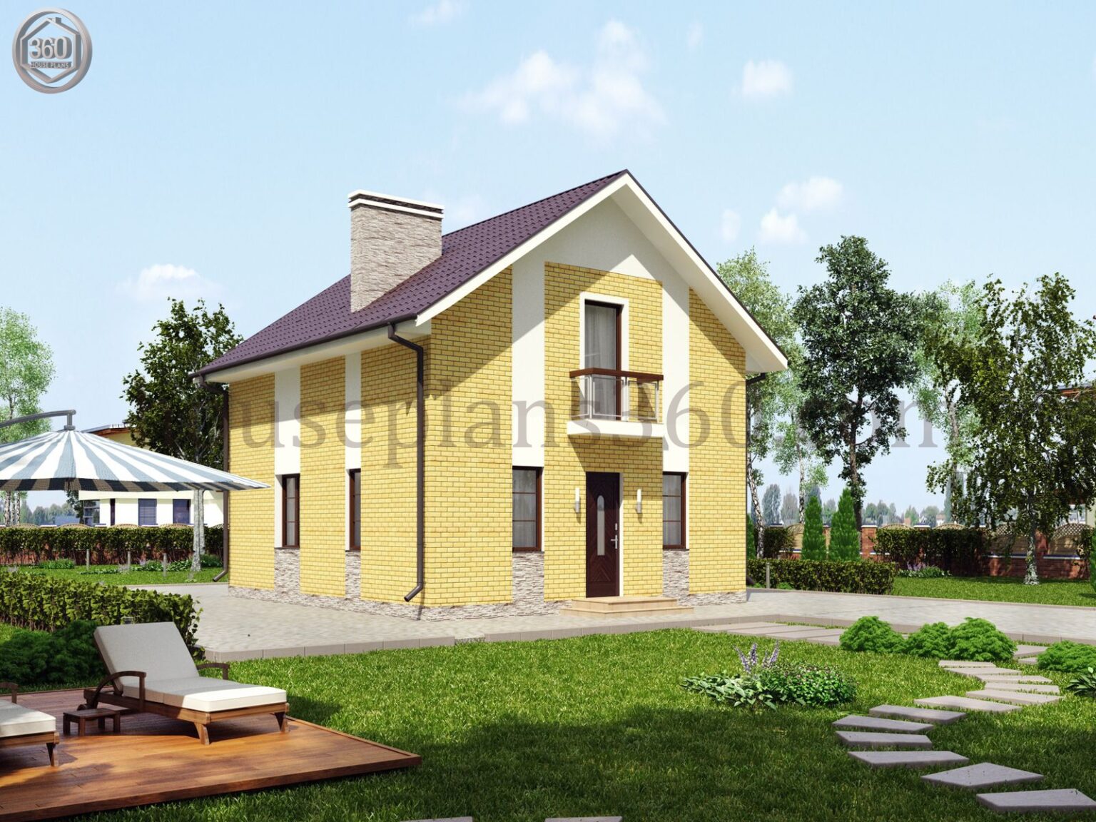 House plan pdf free download, one-story one-bedroom