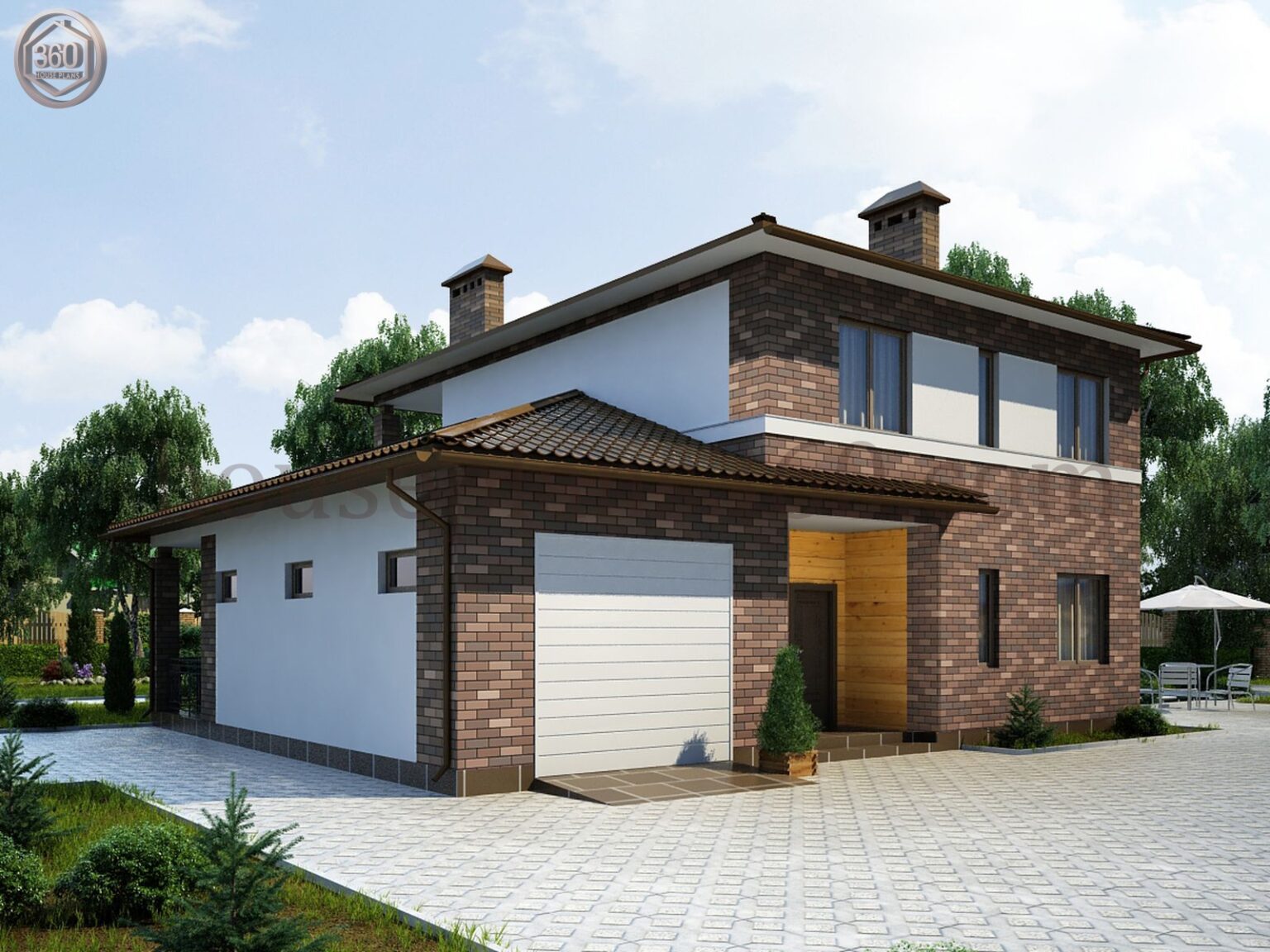 Simple house plans, low budget simple two storey house design