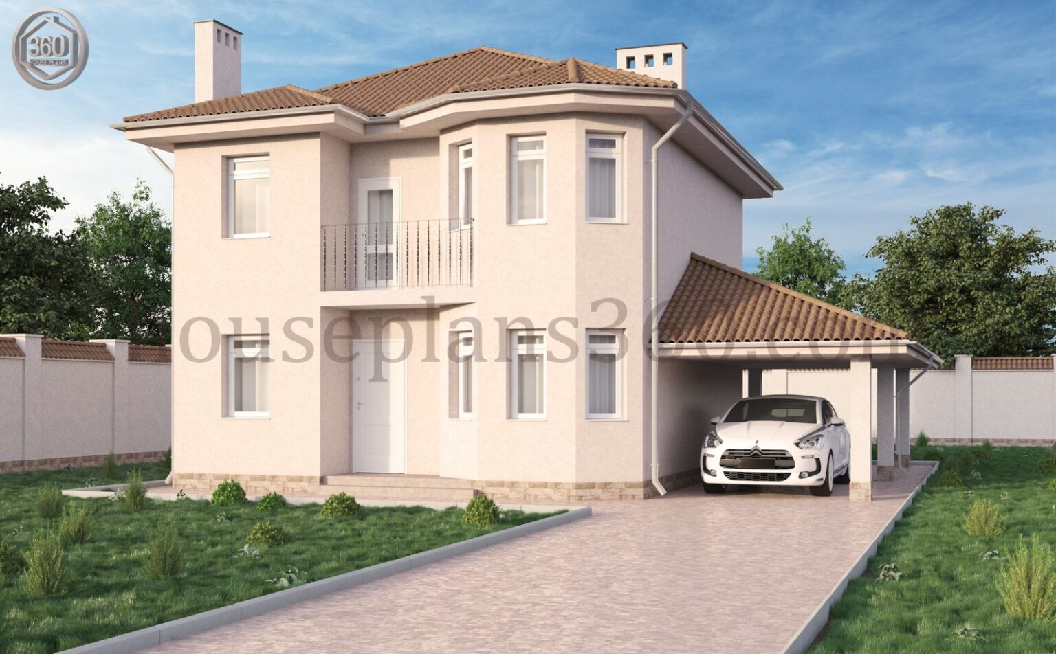 Simple & cheap 2 story house plans, low budget two storey house