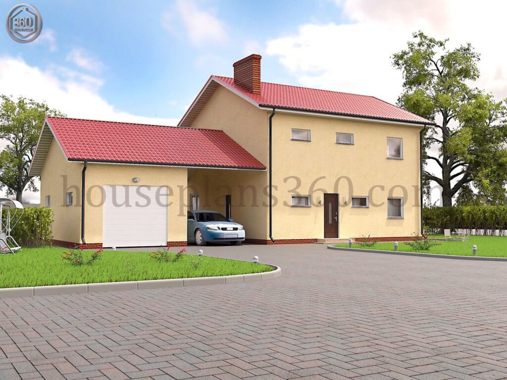 Simple house plans, low budget simple two storey house design